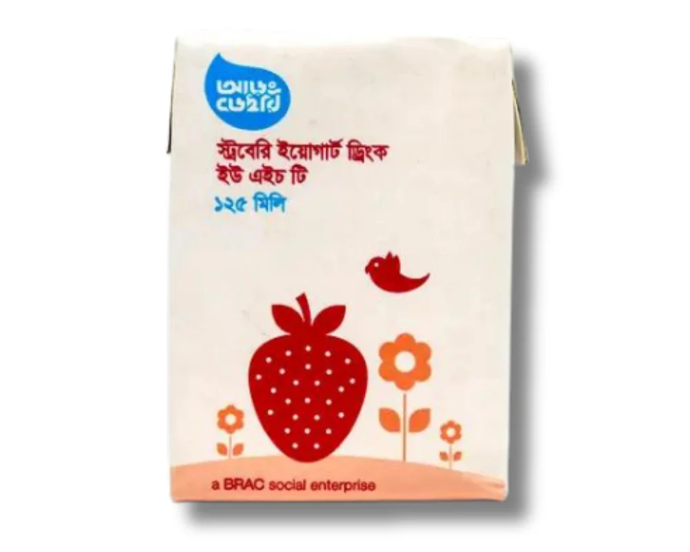 Shop Aarong Dairy Strawberry Yogurt Drink UHT 125ml at Shwapno.com ...