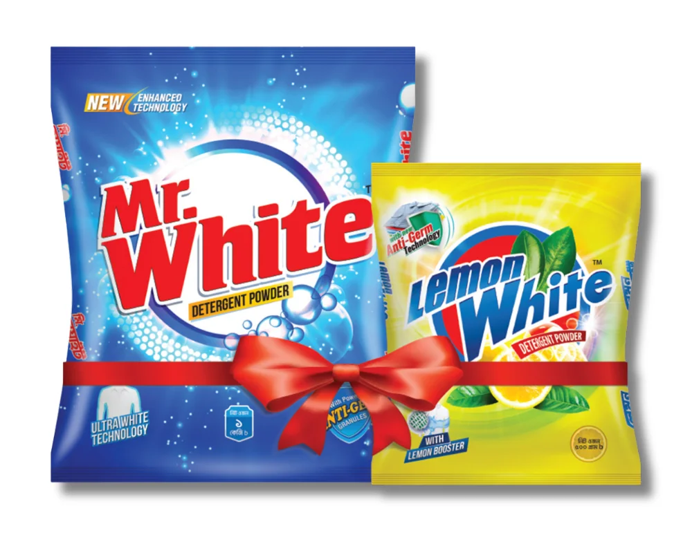 Shop Mr. White Detergent Powder 1kg (Lemon White Detergent Powder 500gm ...