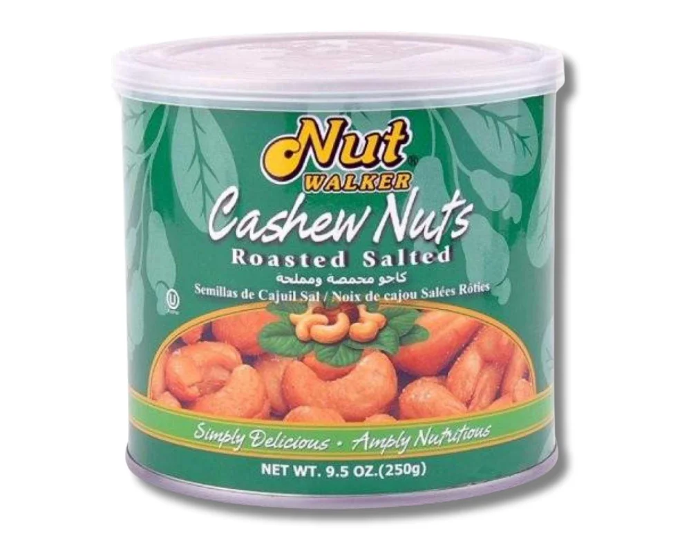 Shop Nut Walker Cashew Nuts Roasted Salted 200(±)50gm (Tin) at Shwapno.com | Shwapno Online ...