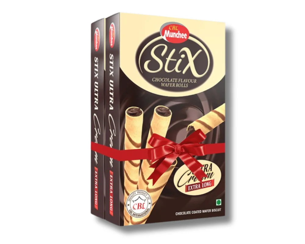 Shop CBL Munchee Ultra Cream Stix Chocolate Wafer 200gm (Buy1 Get1 Free ...