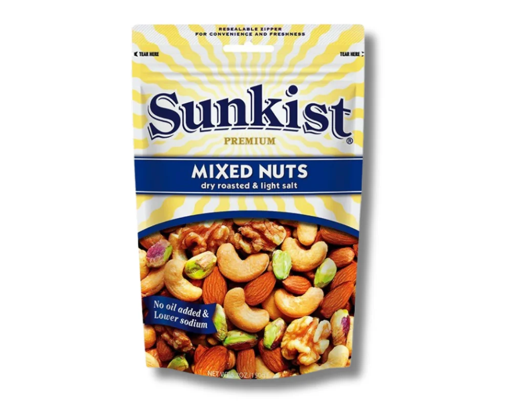 Shop Sunkist Mixed Nuts Dry Roasted & Light Salted 150gm Thailand at ...