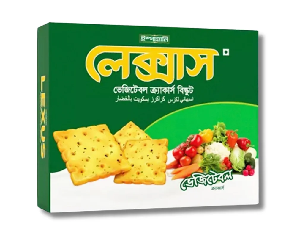 Shop Ispahani Lexus Vegetable Crackers Biscuit 150(±30)gm at Shwapno ...