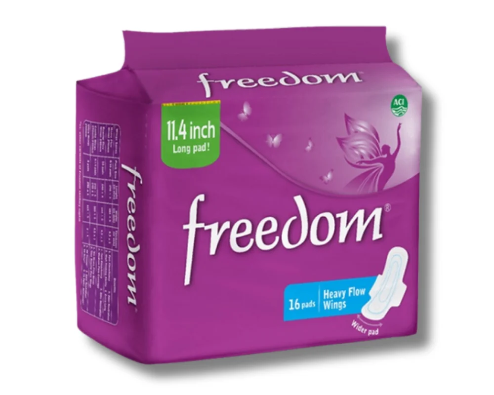 Shop Freedom Super Dry Heavy Flow Wings 16Pads at Shwapno.com | Shwapno ...