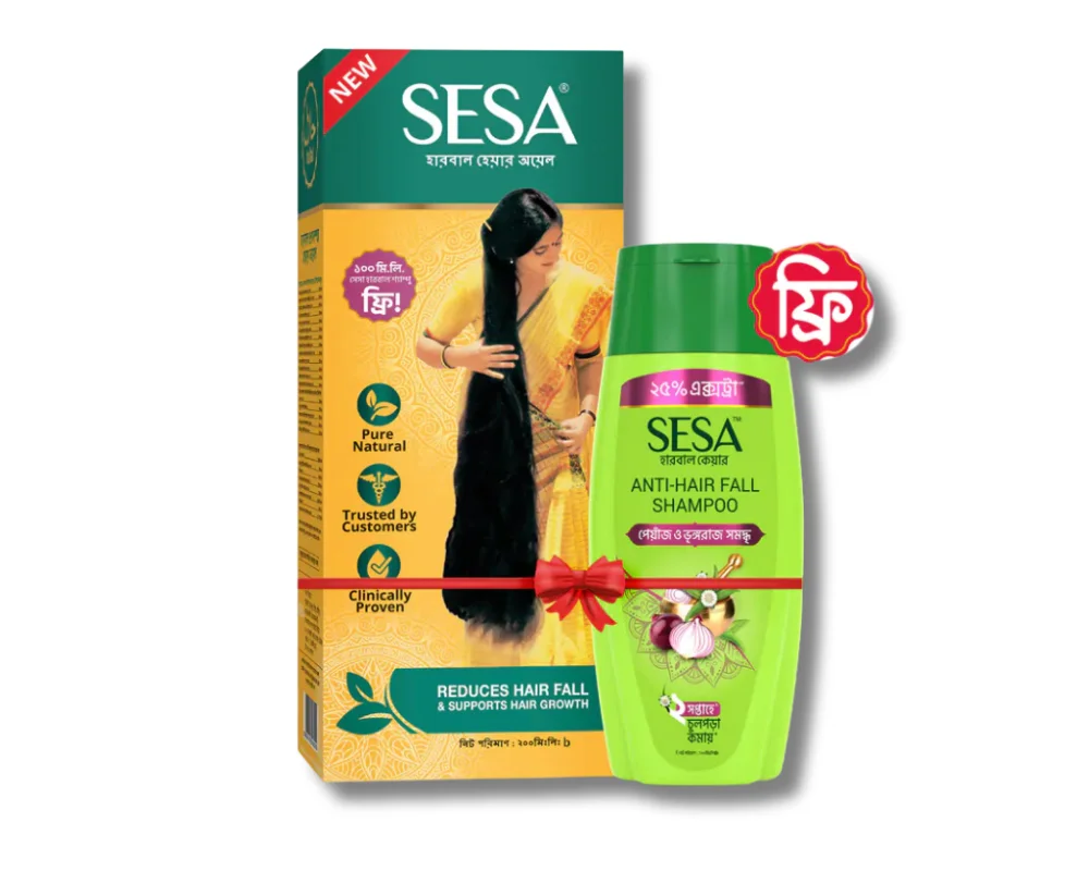 Shop Sesa Hair Oil 200ml (Buy1 Get100ml Shampoo Free) at Shwapno.com ...