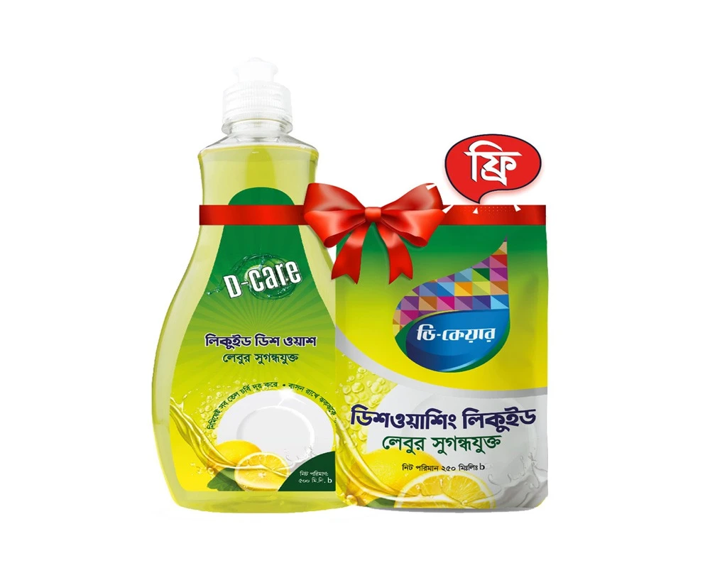Shop D-Care Dish Washing Liquid 500ml (Buy1 Get250ml Free) at Shwapno ...