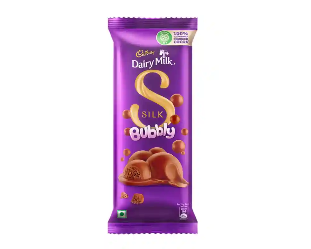 Shop Cadbury Dairy Milk Silk Bubbly 50(±)4gm at Shwapno.com | ঢাকা ...