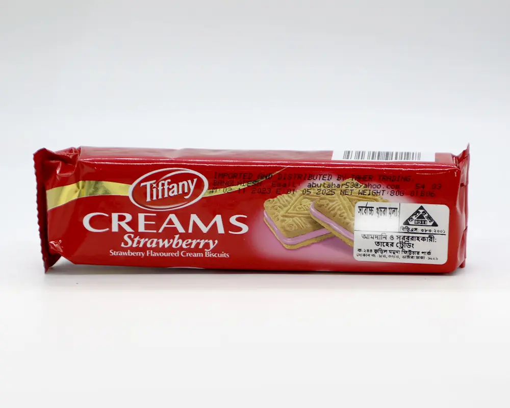 Shop Tiffany Creams Strawberry Biscuit 84gm at Shwapno.com | Shwapno ...