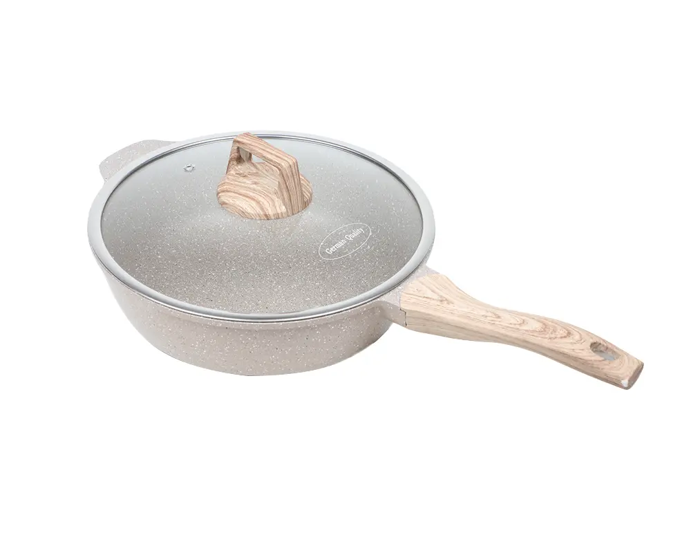 Shop Kiam Die-Cast Deep Frypan With Glass Lid 24cm at Shwapno.com ...