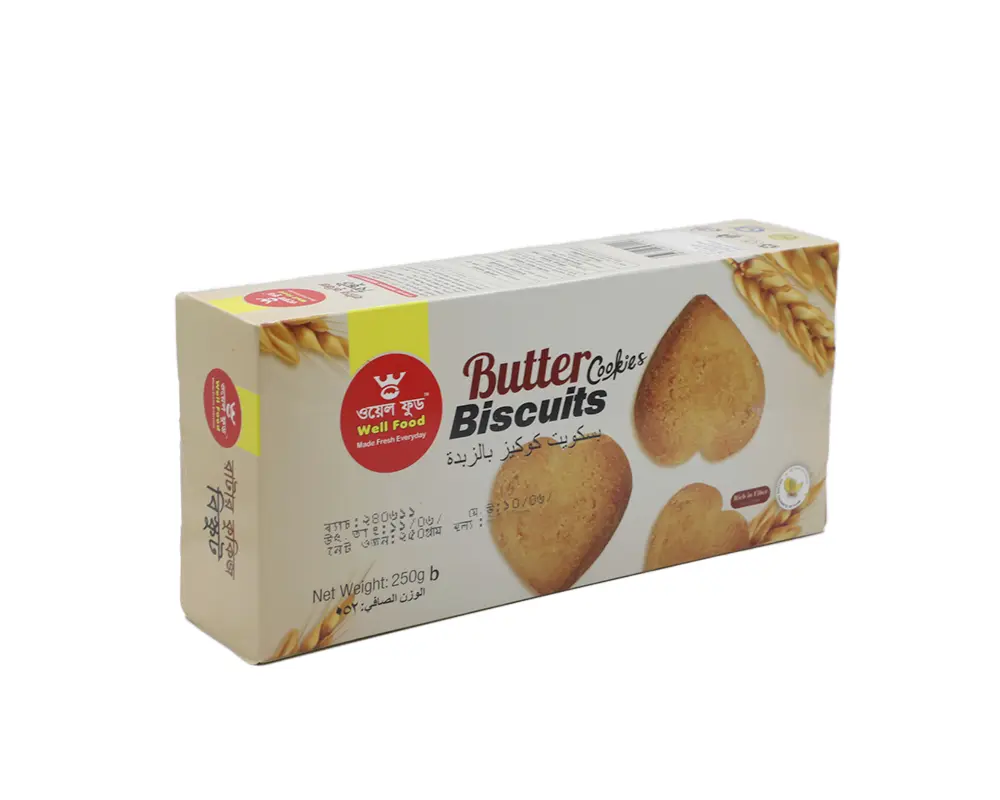 Shop Well Food Butter Cookies Biscuit 250gm at Shwapno.com | Shwapno ...