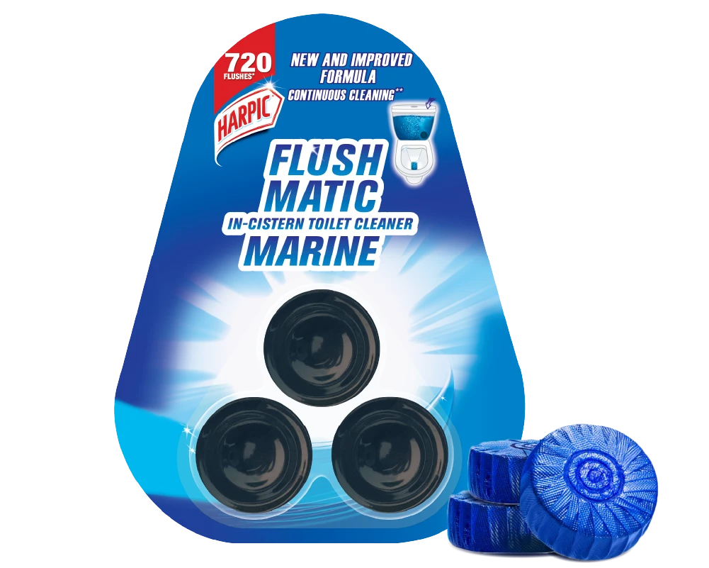 Shop Harpic Flush Matic Marine In Cistern Toilet Cleaner 3X50gm at ...