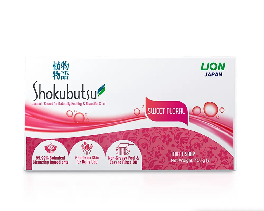 Shop Lion Shokubutsu Sweet Floral Soap 100gm at Shwapno.com | ঢাকা ...