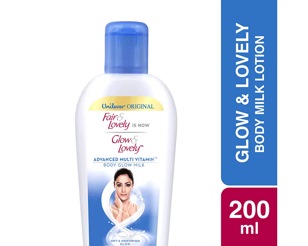 Shop Glow & Lovely Advance Multi Vitamin Body Glow Milk 200gm at ...
