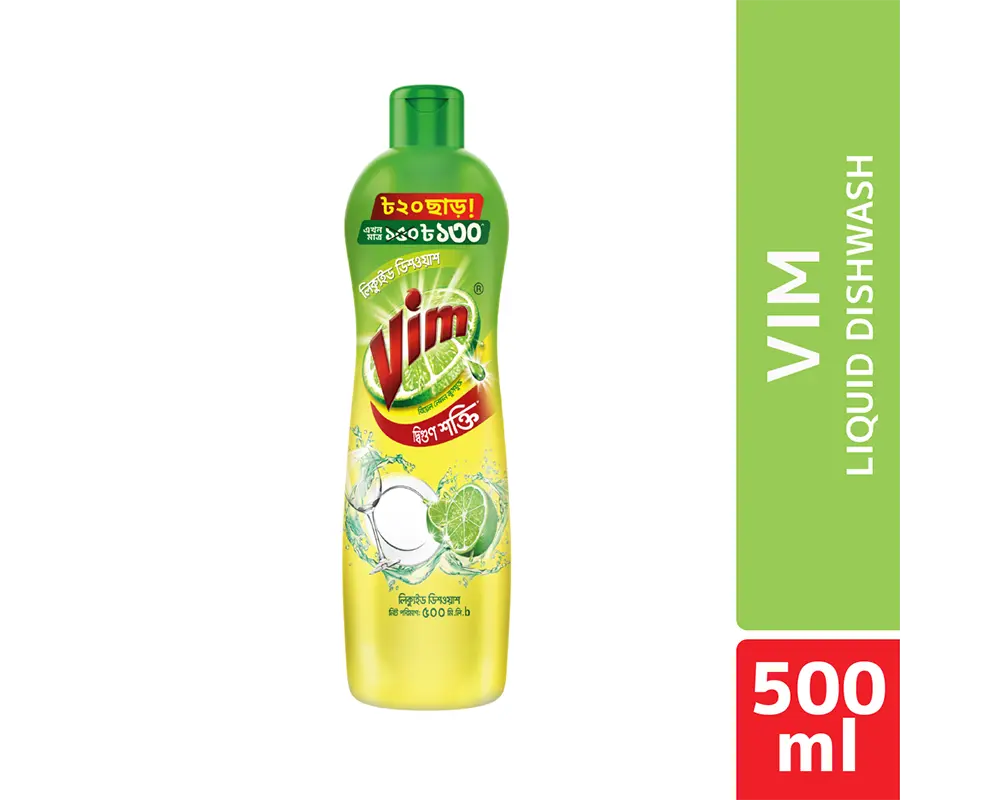 Shop Vim Dish Wash Liquid 500ml (Bottle) at Shwapno.com | Shwapno Online Grocery Shopping in ...