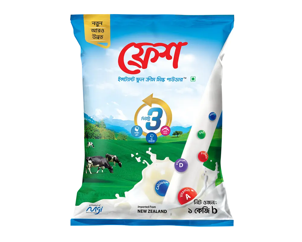 Shop Fresh Instant Full Cream Milk Powder 1000gm at Shwapno.com ...