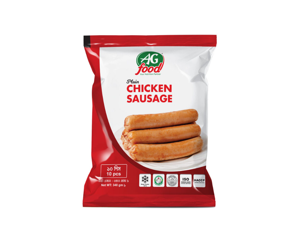 Shop AG Food Chicken Sausages 10Pcs 340gm at Shwapno.com | ঢাকা ...