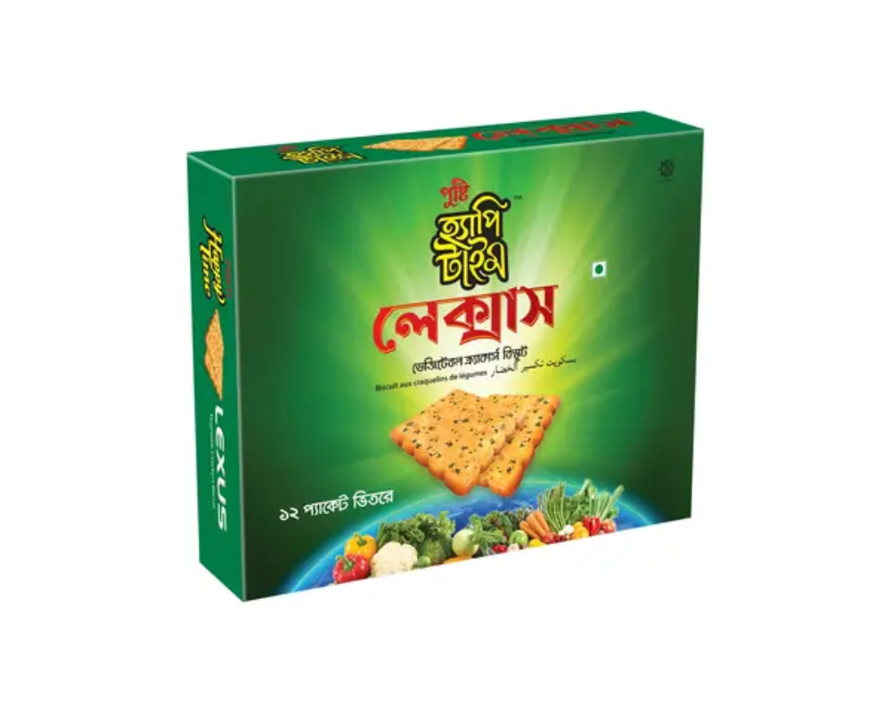Shop Pusti Happy Time Lexus Vegetable Crackers Biscuit 192gm (Buy2 Get1 ...
