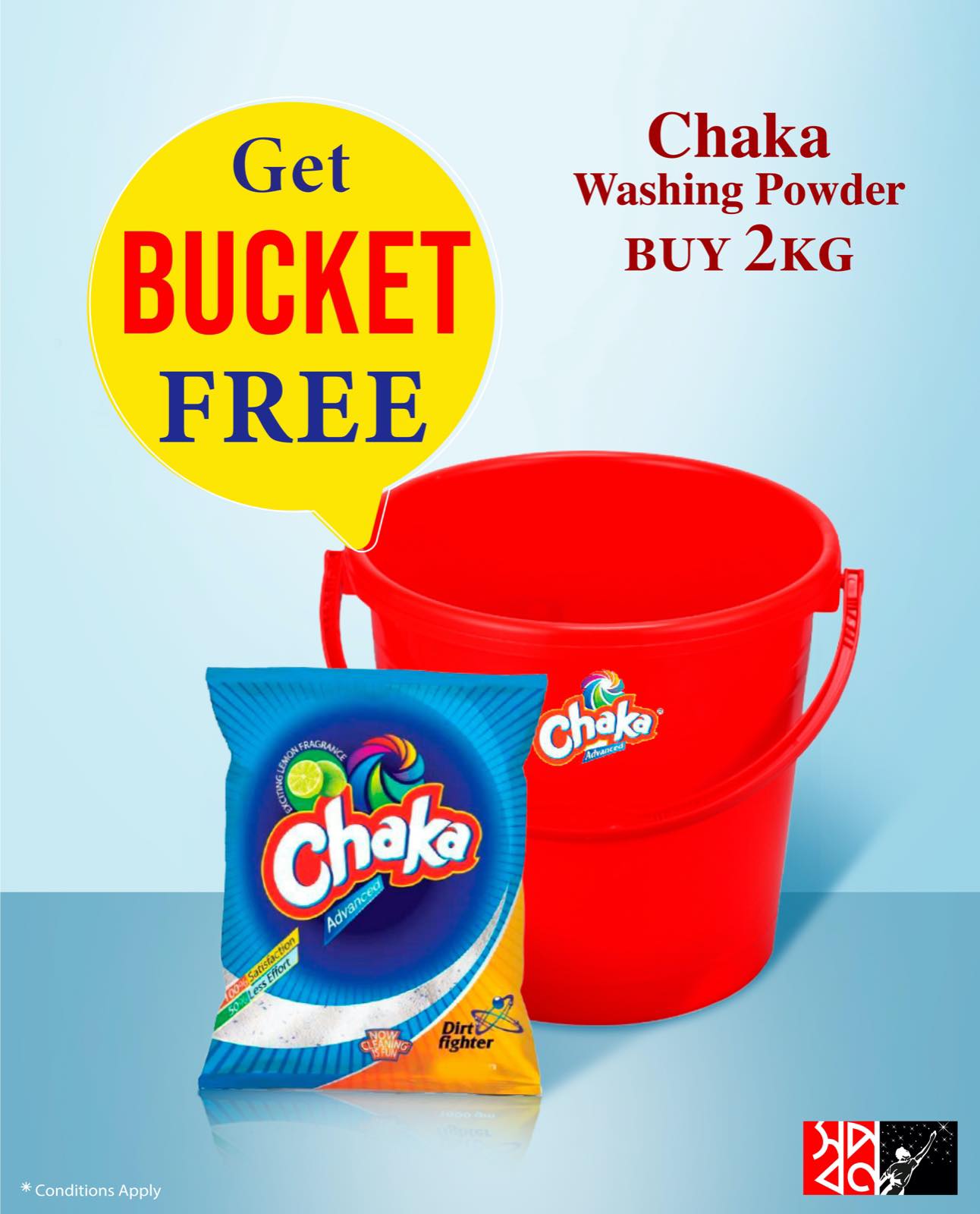 Shop Chaka Washing D.Powder 2kg (Bucket Free) at Shwapno.com | Shwapno ...