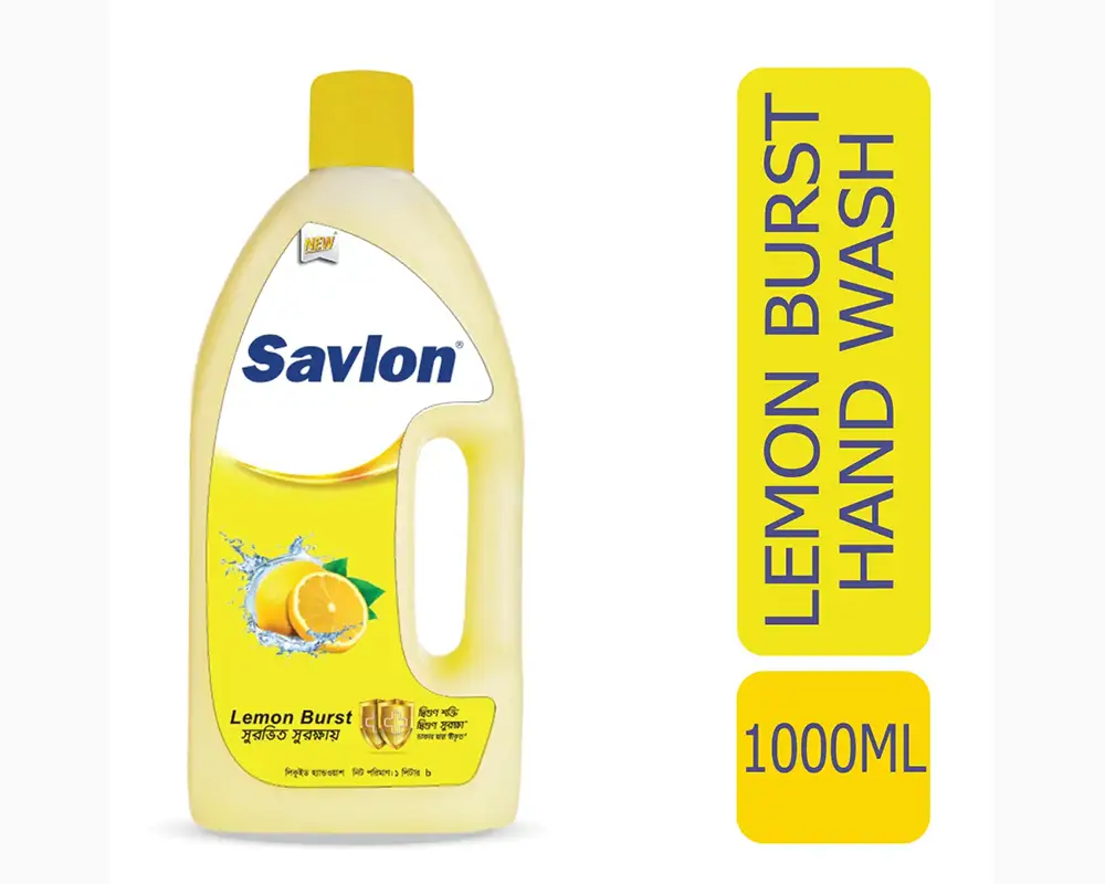 Shop Savlon Liquid Hand Wash Lemon 1Ltr. at Shwapno.com | ঢাকা ...