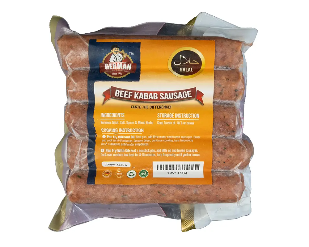 Shop German Butcher Beef Kabab Sausage 300gm/5pcs at Shwapno.com ...