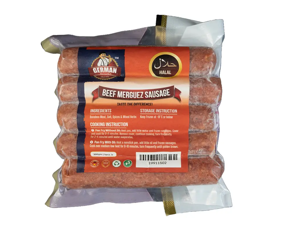 Shop German Butcher Beef Merguez Sausage 300gm/5pcs at Shwapno.com ...