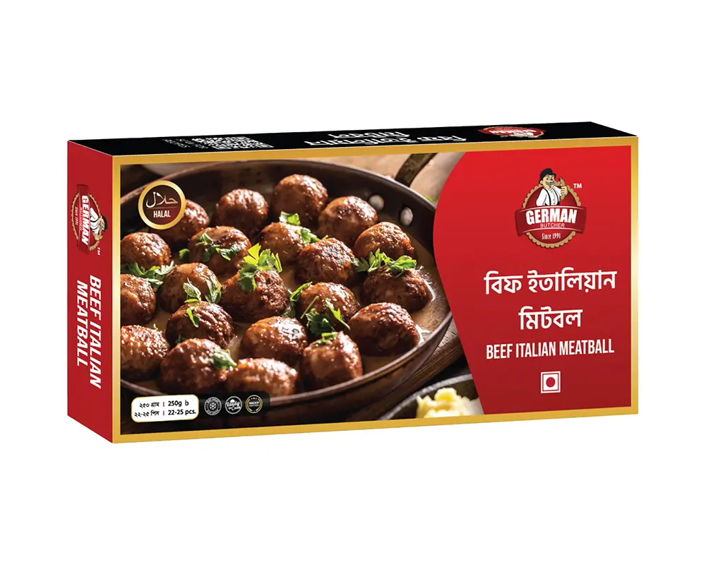 Shop German Butcher Beef Italian Meatball 250gm (22-25pcs) at Shwapno ...