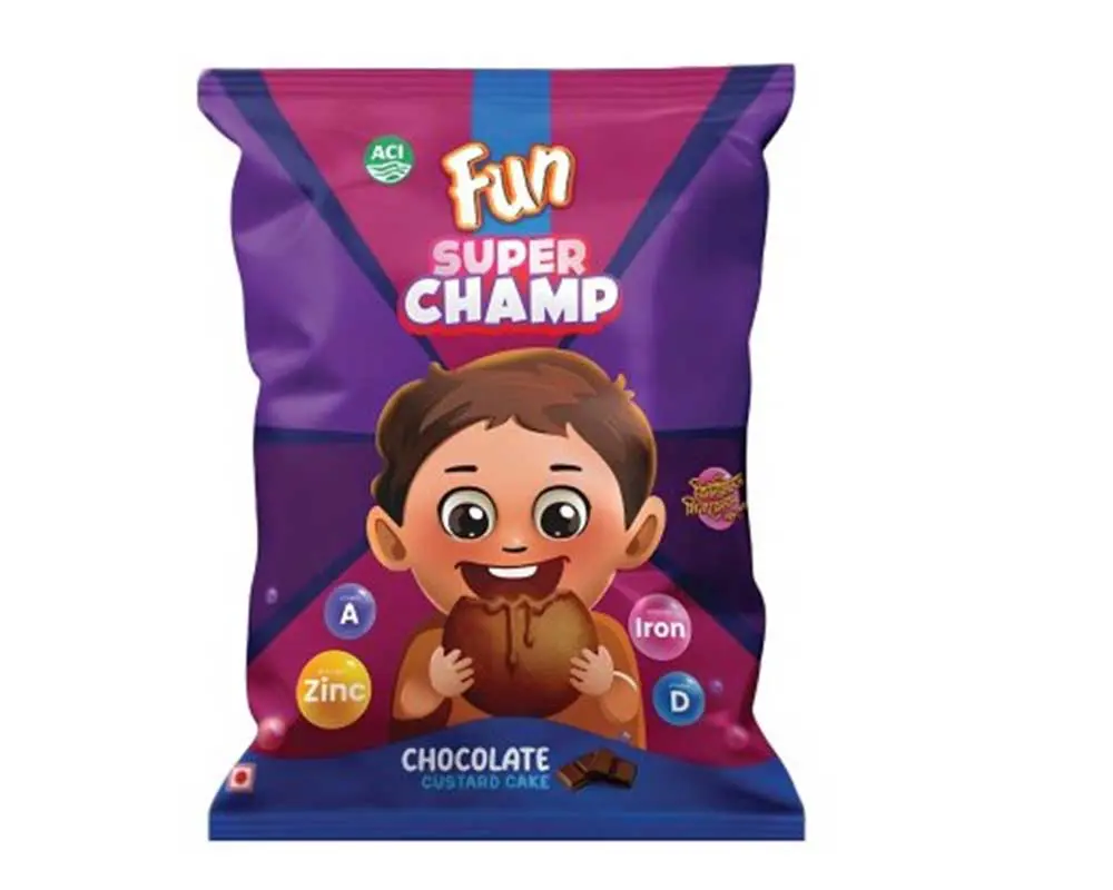 Shop Fun Super Champ Chocolate Custard Cake 20gm at Shwapno.com ...