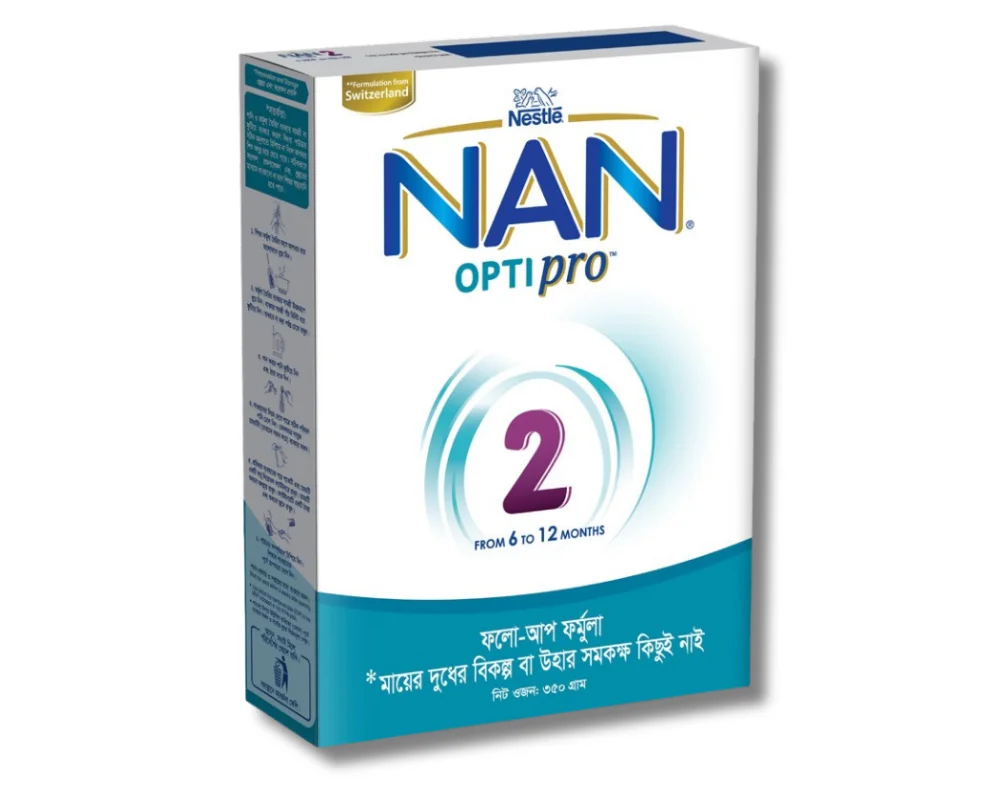 Shop Nestle Nan Optipro-2 Milk Powder 350gm at Shwapno.com | ঢাকা ...