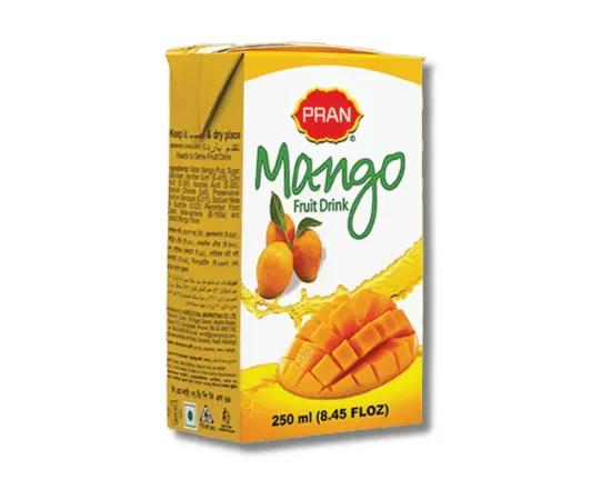 Shop Pran Mango Fruit Drink 200(±)50ml (Tetra) at Shwapno.com | ঢাকা ...