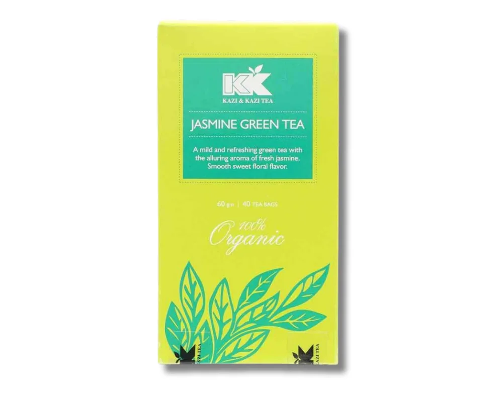 Shop Kazi & Kazi Jasmine Green 60gm (Tea Bag) at Shwapno.com | ঢাকা ...