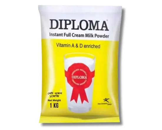 Shop Diploma Instant Full Cream Milk Powder 1kg (Foil Pack) at Shwapno ...