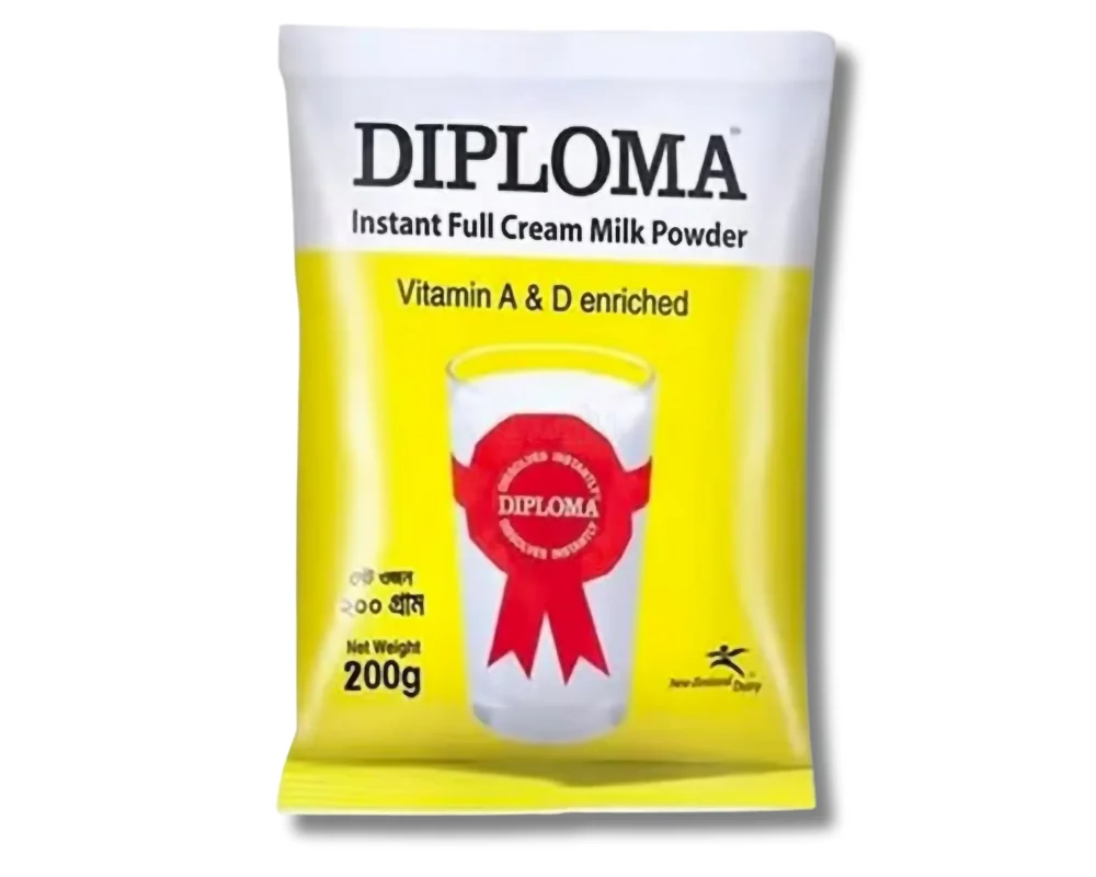 Shop Diploma Instant Full Cream Milk Powder 200gm (Foil Pack) at ...