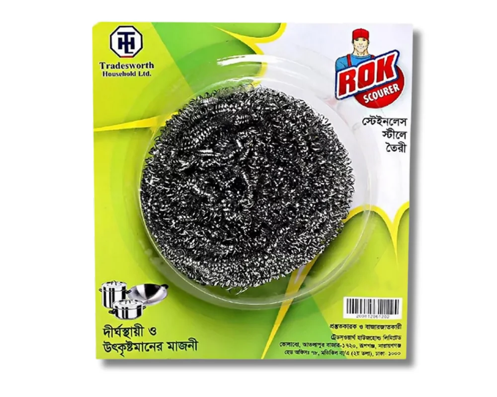 Buy Rok Dish Wash Steel Scourer 1pcs Online at Best Price | Shwapno.com ...