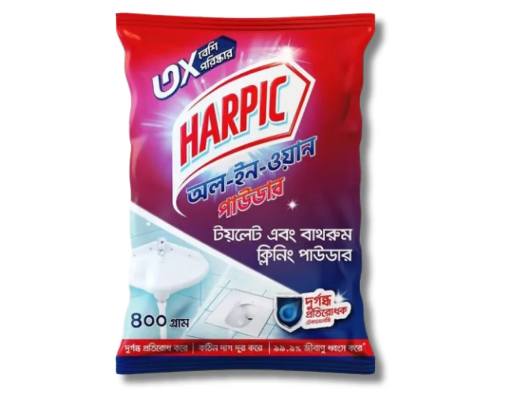 Buy Harpic All-in-One Toilet and Bathroom Cleaning Powder 400gm Online ...