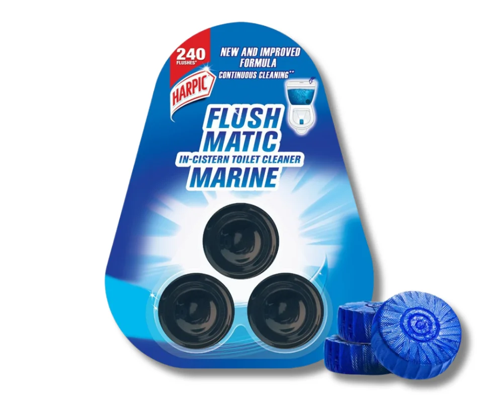 Buy Harpic Flush Matic Marine In Cistern Toilet Cleaner 3X50gm Online ...