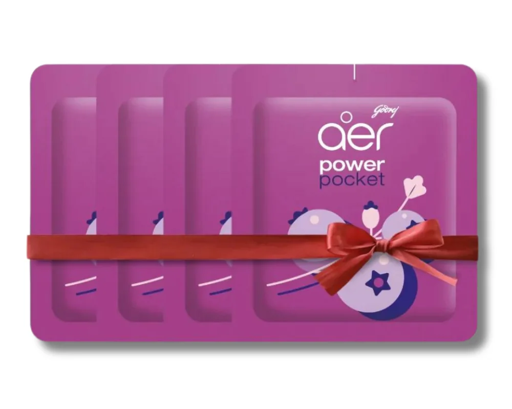 Buy Godrej Aer Power Pocket Bathroom Fragrance Berry Rush 10gm (Buy3 ...