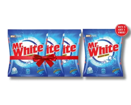 Shop Mr. White Detergent Powder 200gm (Buy2 Get1 Free) at Shwapno.com ...