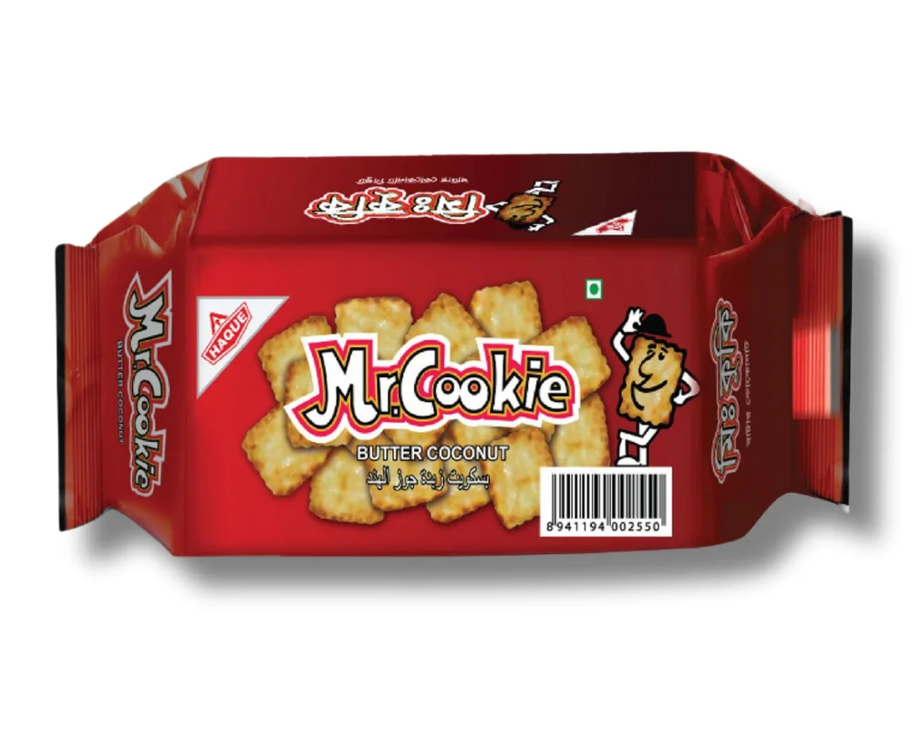Shop Haque Mr. Cookie Butter Coconut Biscuit 39(±)6gm at Shwapno.com ...