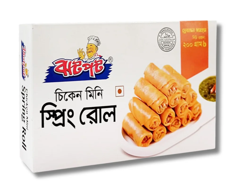 Shop Jhatpot Mini Spring Roll 200gm at Shwapno.com | ঢাকা, চট্টগ্রাম ...