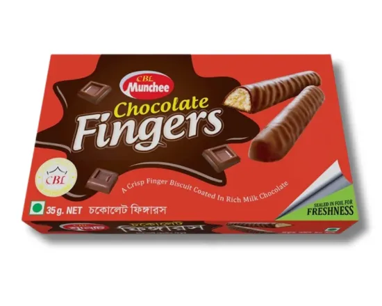Shop CBL Munchee Chocolate Fingers 31gm at Shwapno.com | ঢাকা ...