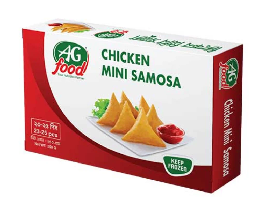 Shop AG Food Chicken Mini Samosa (23-25)Pcs 250gm at Shwapno.com | ঢাকা ...