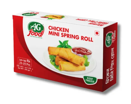 Shop AG Food Chicken Mini Spring Roll (23-25)Pcs 250gm at Shwapno.com ...