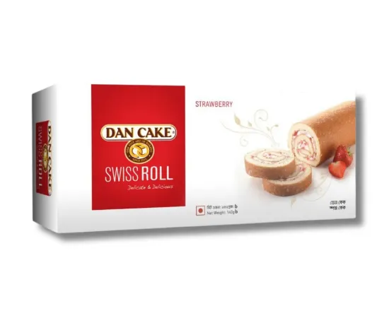 Shop Dan Cake Strawberry Swiss Roll 200gm at Shwapno.com | Shwapno ...