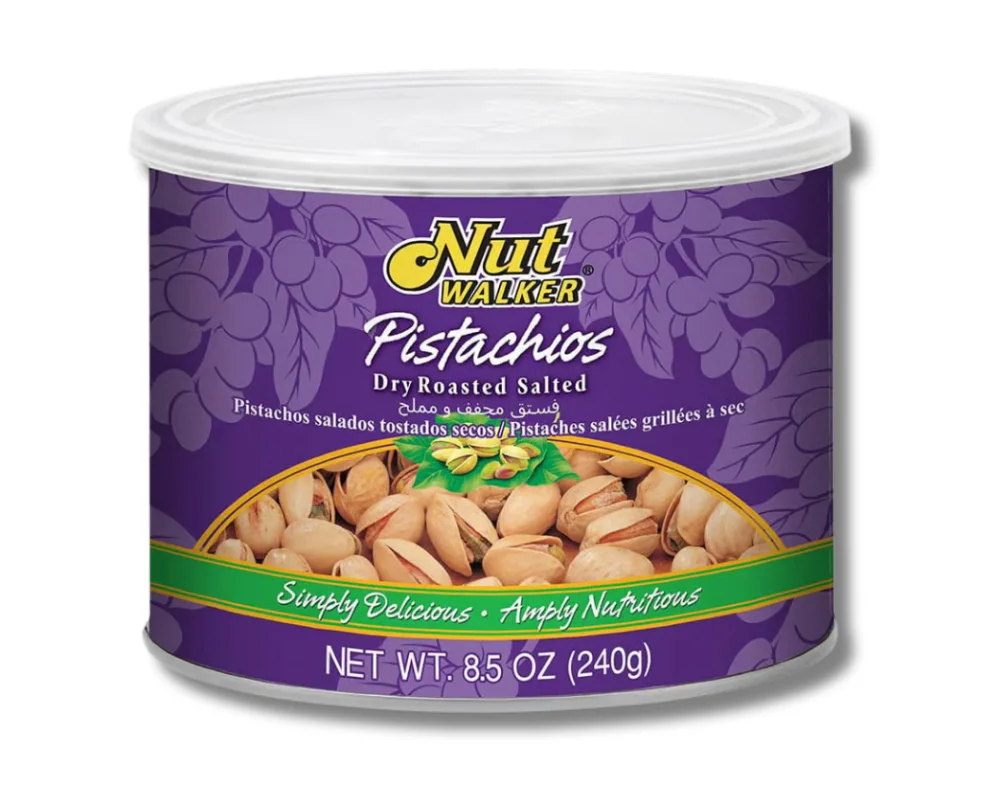 Shop Nut Walker Pistachios Dry Roasted Salted 240gm (Tin) at Shwapno ...