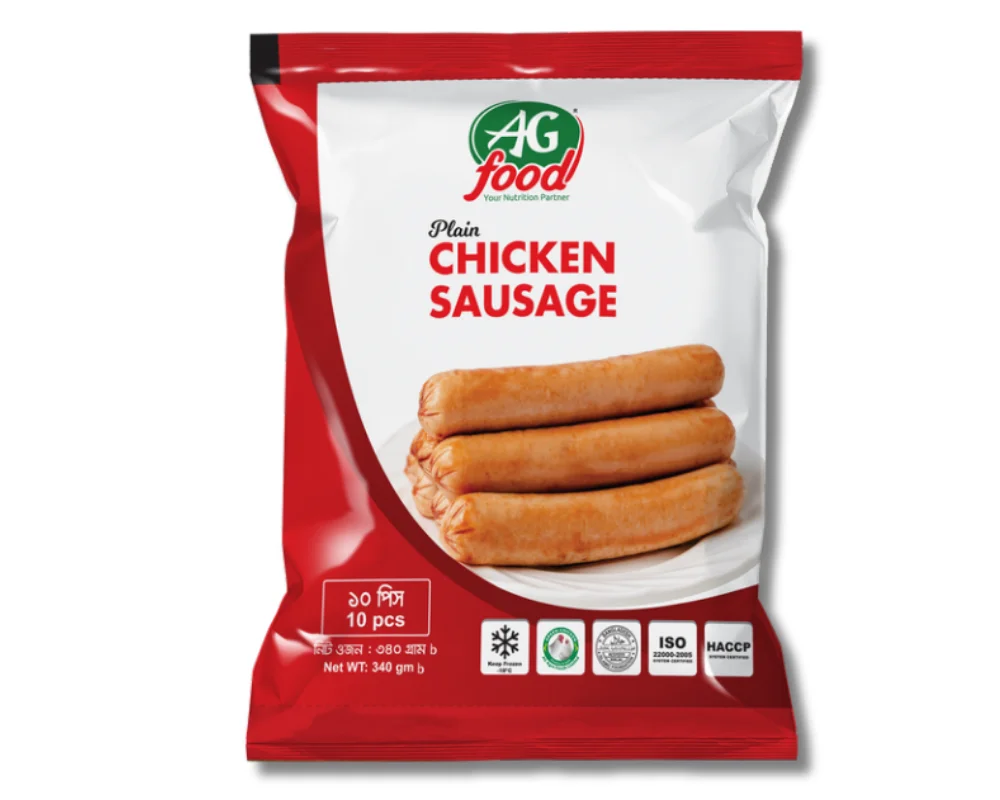 Shop AG Food Plain Chicken Sausage 340gm at Shwapno.com | ঢাকা, চট্টগ্রাম, কুমিল্লা ও সিলেটে ...