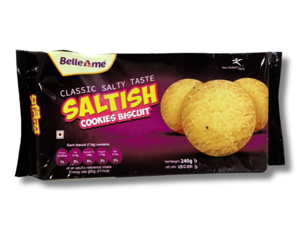 Shop BelleAme Saltish Cookies Biscuit 240gm at Shwapno.com | Shwapno ...
