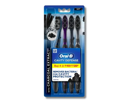 Shop Oral-B Toothbrush Bacteria Fighter Cavity Defense Medium at ...