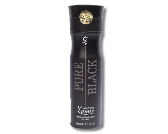 Shop Creation Lamis Pure Black Body Spray 200ml at Shwapno.com | ঢাকা ...