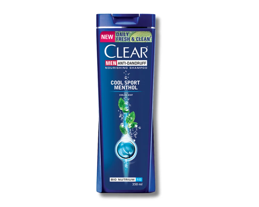 Shop Clear Men Anti Dandruff Cool Sport Menthol Shampoo 350(±)20ml at ...