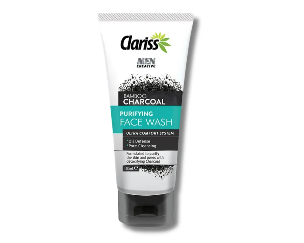 Shop Clariss Bamboo Charcoal Men Face Wash 100ml at Shwapno.com | ঢাকা ...