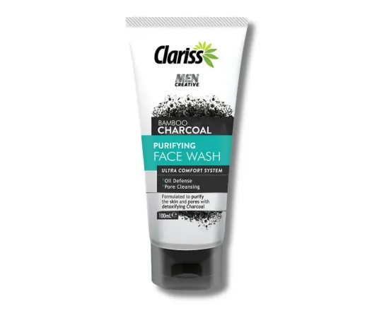 Shop Clariss Bamboo Charcoal Men Face Wash 100ml at Shwapno.com | ঢাকা ...